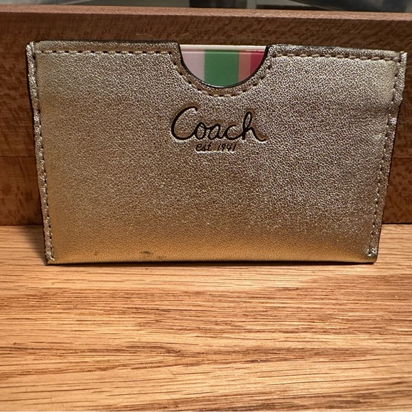 Coach | Accessories | Coach Mirror Card Holder | Poshmark